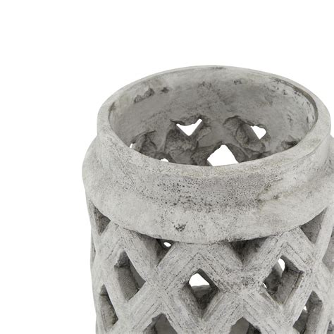 Athena Stone Large Lattice Lantern Wholesale By Hill Interiors