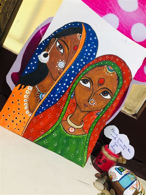 Easy Paintings Indian Art Art Forms Pencil Drawings Acrylic Simple