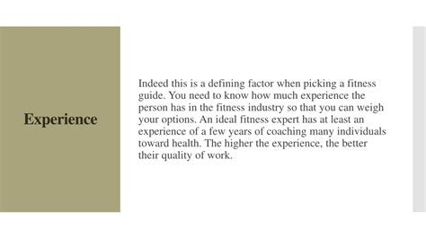 Ppt Stevie Compagno Jr 5 Things To Note When Choosing A Fitness