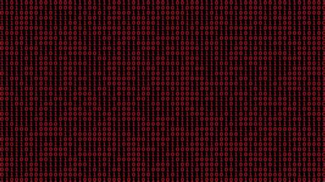 Red Binary Code Digital Background 2018371 Stock Video At Vecteezy