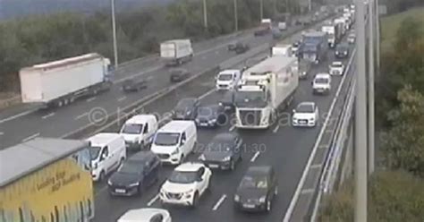 M62 Traffic Live As Motorway Shut After Vehicle Fire Yorkshirelive