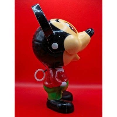 Vintage 1982 Mickey Mouse Chatter Chums Pull String Talking Toy Works