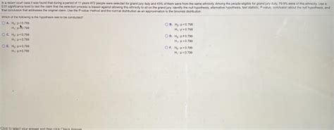 Solved Find P Value Test Statistic And Identify The Chegg Com