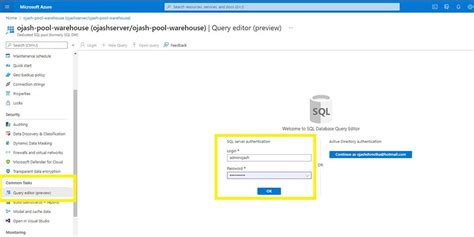 azure synapse analytics exploring query editor