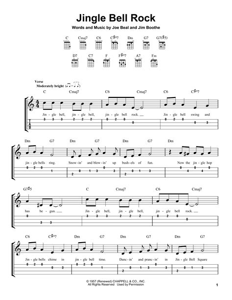 Jingle Bell Rock Guitar Chord