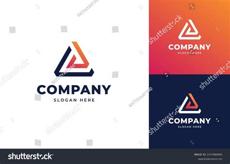 Triangle Letter L Stylish Vector Logo Stock Vector Royalty Free 2157889085 Shutterstock