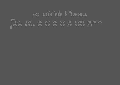 CSDb CCS Mon By Computerbrains Cracking Service 1986