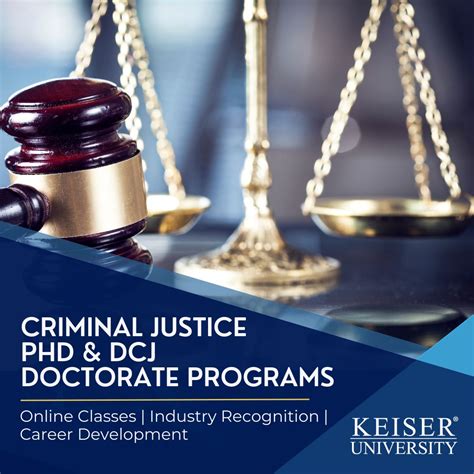 Keiser University On Linkedin Doctor Of Criminal Justice Dcj And