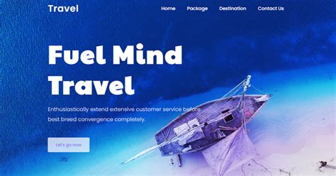 create a responsive tour and travel agency website zerocyber