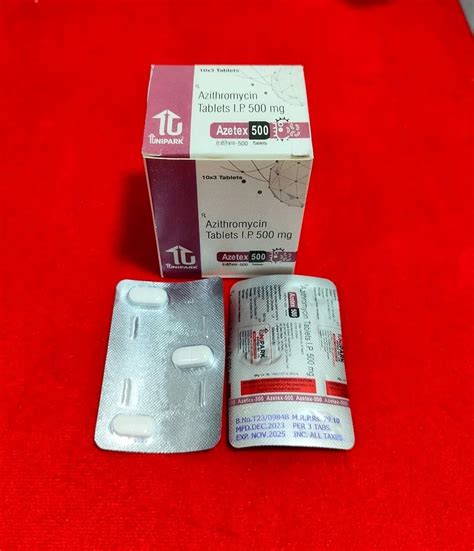 500 Mg Azithox Azithromycin Tablets At ₹ 50strip Azithromycin 500 Mg