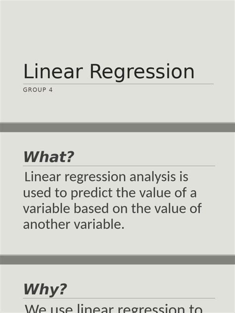 Linear Regression Report G4 Pdf