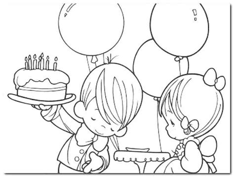 Precious Moments Birthday Coloring Pages At GetColorings Free