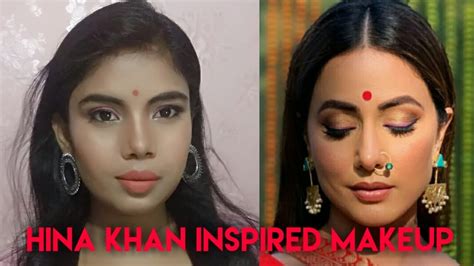 Hina Khan Inspired Makeup Komolika Inspired Makeup Look 😃 Ownstyle