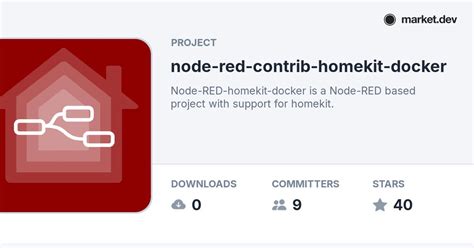 Node Red Contrib Homekit Docker Ecosystem Directory Marketdev