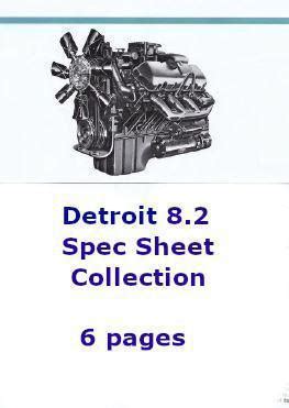 Detroit Diesel 82 Liter Specs Bolt Torques And Manuals