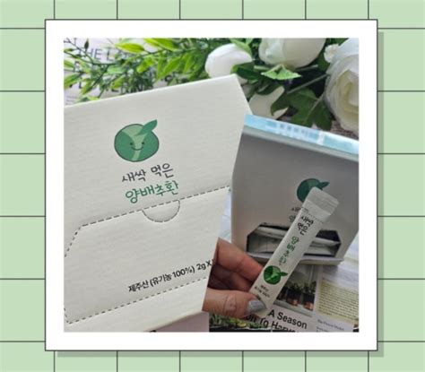 제주오가닉스 새싹먹은 유기농 양배추환 스틱으로 식이섬유 가득 건강한 습관 만들기 네이버 블로그