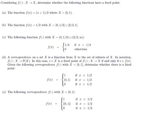 Solved Considering F Xx Determine Whether The Following