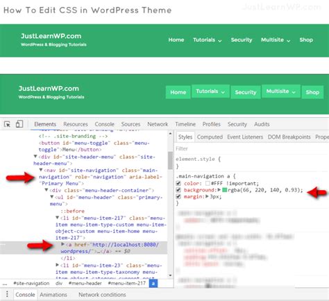 wordpress custom css how to edit css in wordpress theme create wp