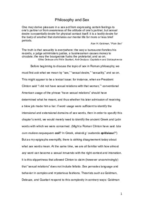 Doc Philosophy And Sex Musonius Rufus Fr Xvi