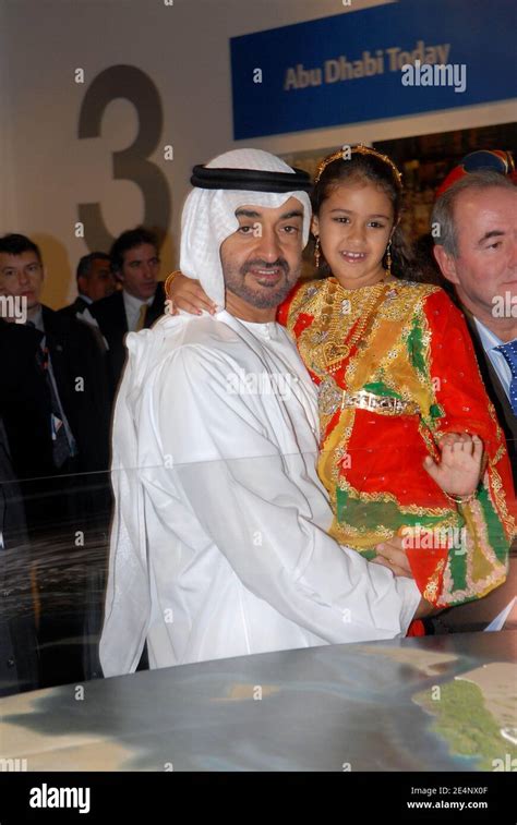 Abu Dhabis Crown Prince Sheikh Mohammed Bin Zayed With His 6 Year Old