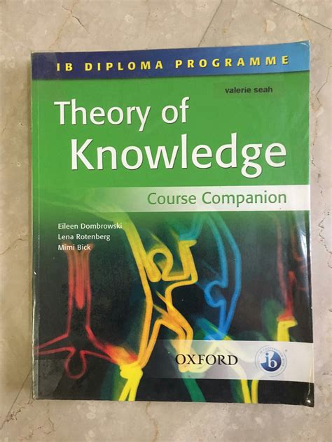 Ibdp Theory Of Knowledge Course Companion Hobbies And Toys Books And Magazines Assessment Books