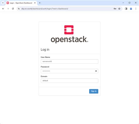 CentOS Stream 9 OpenStack Bobcat Configure Horizon Server World