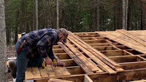 Building An Off Grid Log Cabin Alone In The Wilderness YouTube