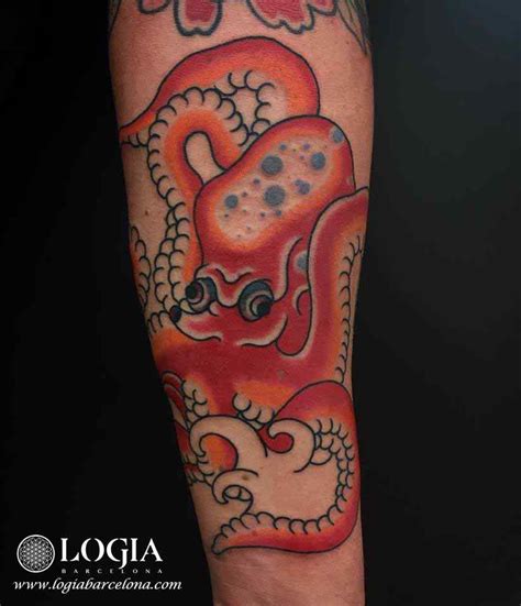 Tatuajes De Pulpos Logia Tattoo Barcelona