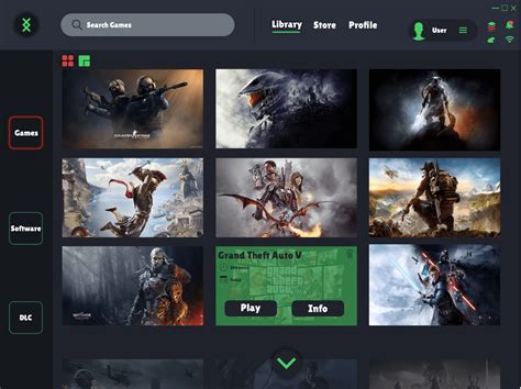 Game Launcher Concept Design On Behance