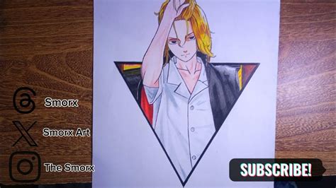 How To Draw Sano Manjiro Mikey From Tokyo Revengers Youtube
