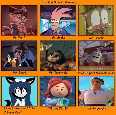 the bad characters by kiyathefangal on deviantart