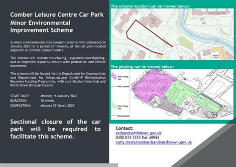 Comber Leisure Centre Car Park Minor Environmental Improvement Scheme