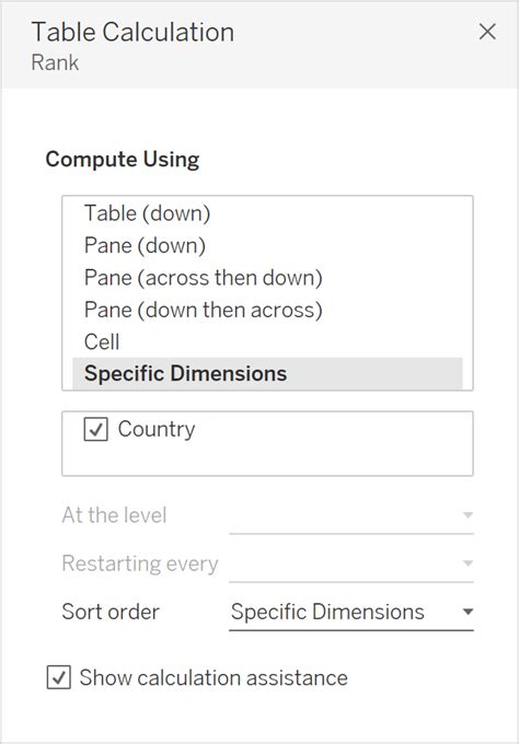 tableau deep dive table calculations custom sorts part three