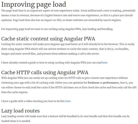 Angular Performance 1 Tuning
