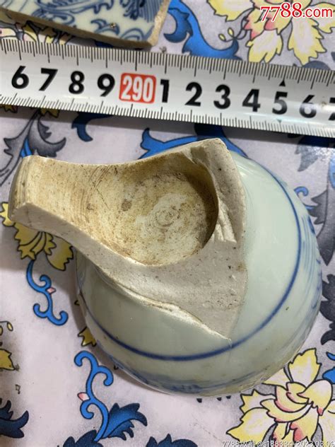 明清时期高足青花瓷片 镶嵌瓷 瓷片 杜杜的古玩小店7788收藏 收藏热线