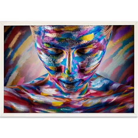 Quadro Decorativo Mulher Vi Moldura Sem Vidro No Shoptime