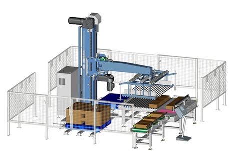 Small Robot Palletizer Machine Robot Stacker Palletizer Stacking