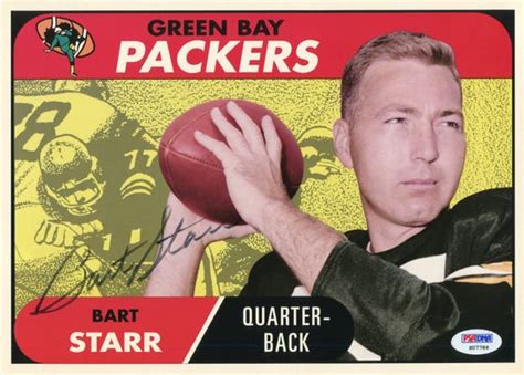 Bart Starr Psa Autographfacts℠