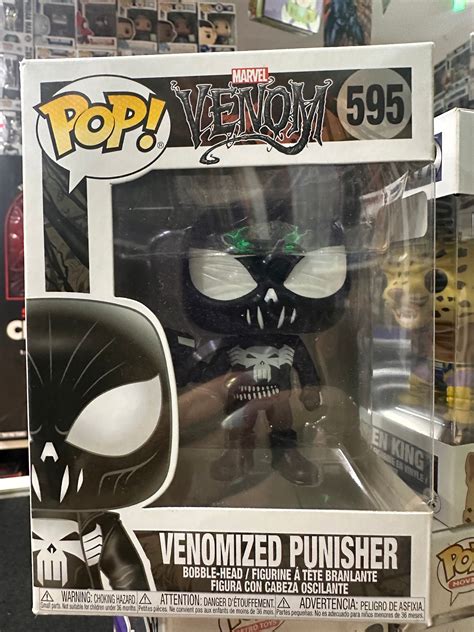 Funko Pop Marvel Venom Venomized Punisher 595 Captain Comics And