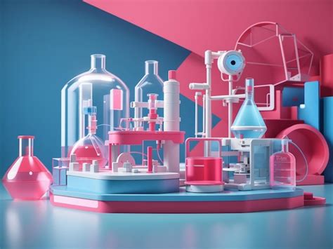 Premium Photo Pink Lab Innovations Laboratory Facilities For Vaccine