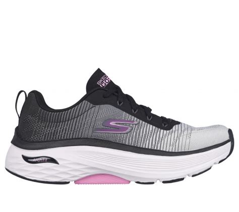 Skechers Women S Max Cushioning Arch Fit Delphi Sneaker In Black Pink
