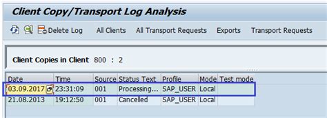Sap Basis Copy Client