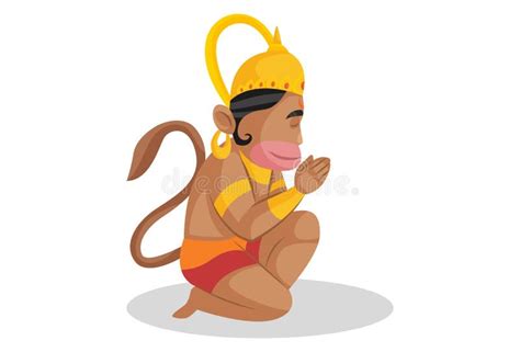 Lord Hanuman Sitting Stock Illustrations 38 Lord Hanuman Sitting