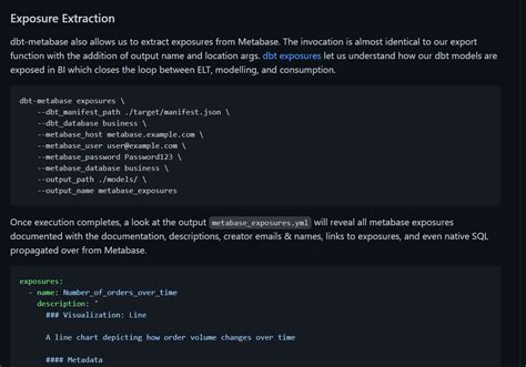 Outdated Documentation · Issue 53 · Goulinedbt Metabase · Github