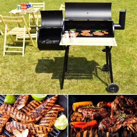 Outdoor Bbq Grill Charcoal Barbecue Pit Patio Backyard Meat Cooker