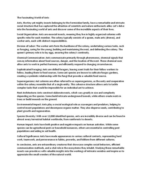 Ants Pdf Ant Eusociality