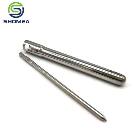 Customized Stainless Steel One Round Closed End Probe Temperature