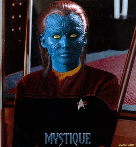 Mystique X Men Star Trek By Gazomg Star Trek Artwork Star Trek