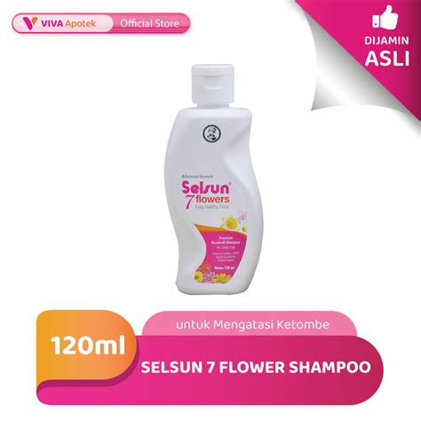 Jual Selsun 7 Flower Shampoo Untuk Mengatasi Ketombe 120 Ml Shopee