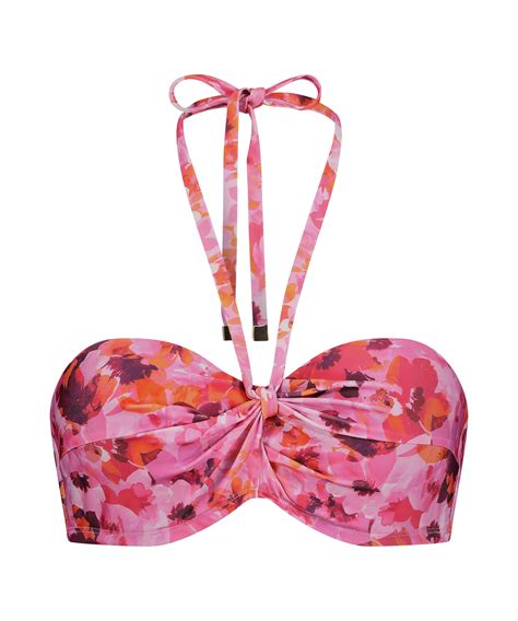 Floral Push Up Bikini Top Cup A E For £17 5 Bikini Tops Hunkemöller